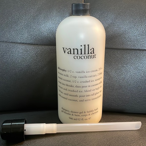 Philosophy | Bath & Body | New Philosophy Vanilla Coconut 32 Oz Sealed Shampoo Shower Gel Bubble ...